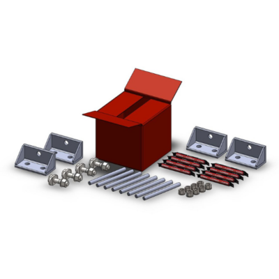 Heavy Duty Container Hold Down Bracket Kit - DomeShelter™ Store